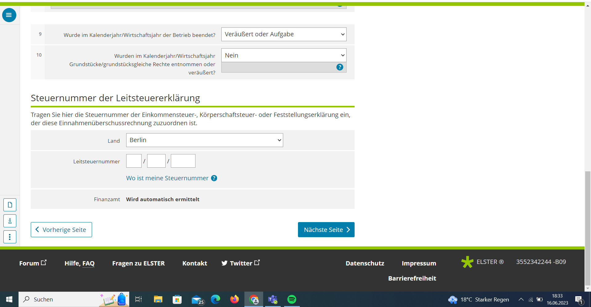 Welche Steuernummer muss ich beim EÜR Formular eingeben? (Steuerberater ...